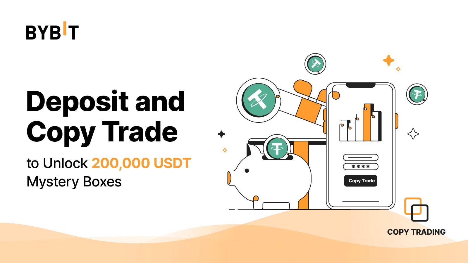 Bybit Announcement | Copy Trading: iPhone 14 Pro Max and 200,000 USDT ...