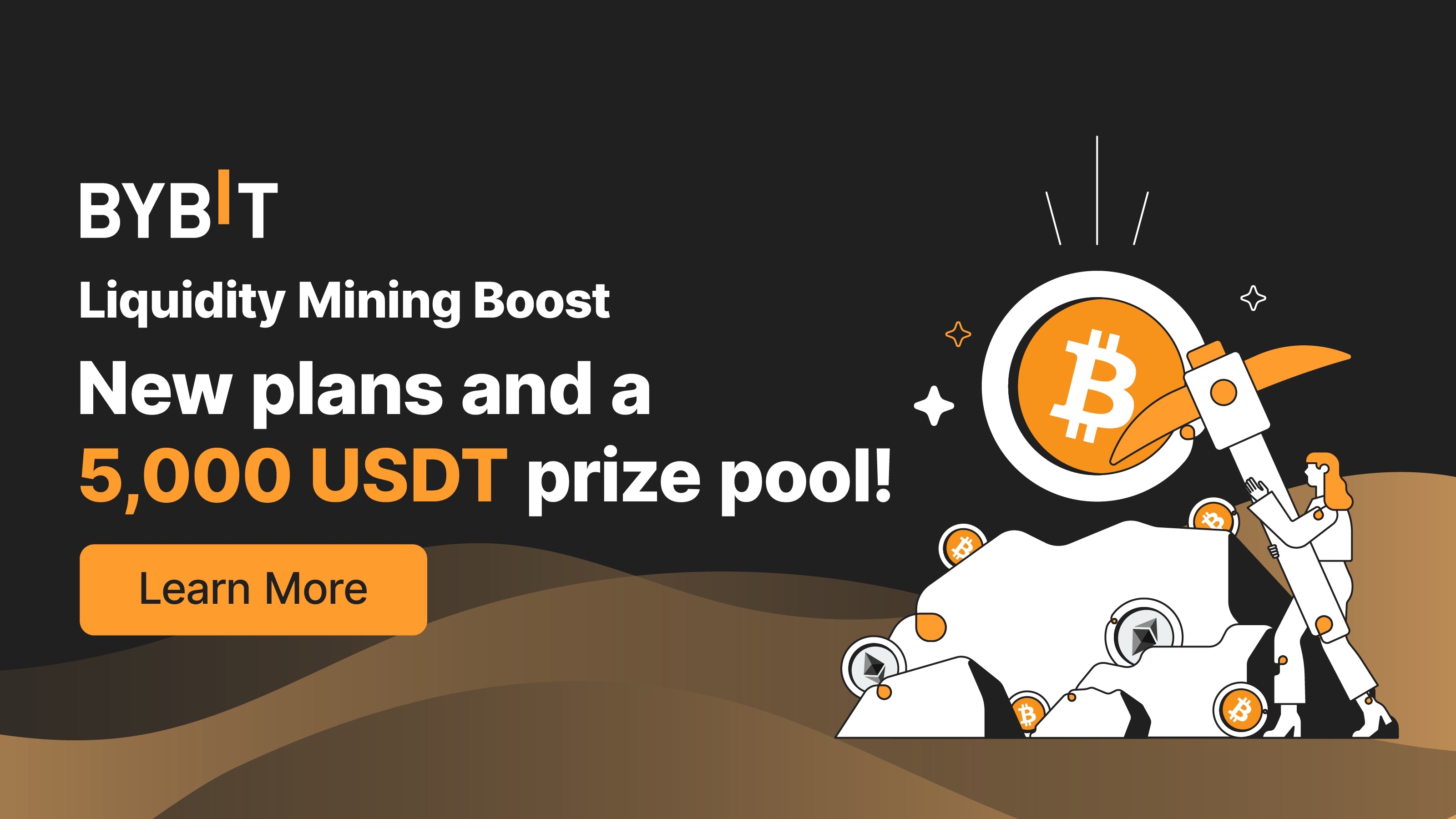 Bybit Announcement | Liquidity Mining Boost: New Plans and a 5,000 USDT Prize Pool!