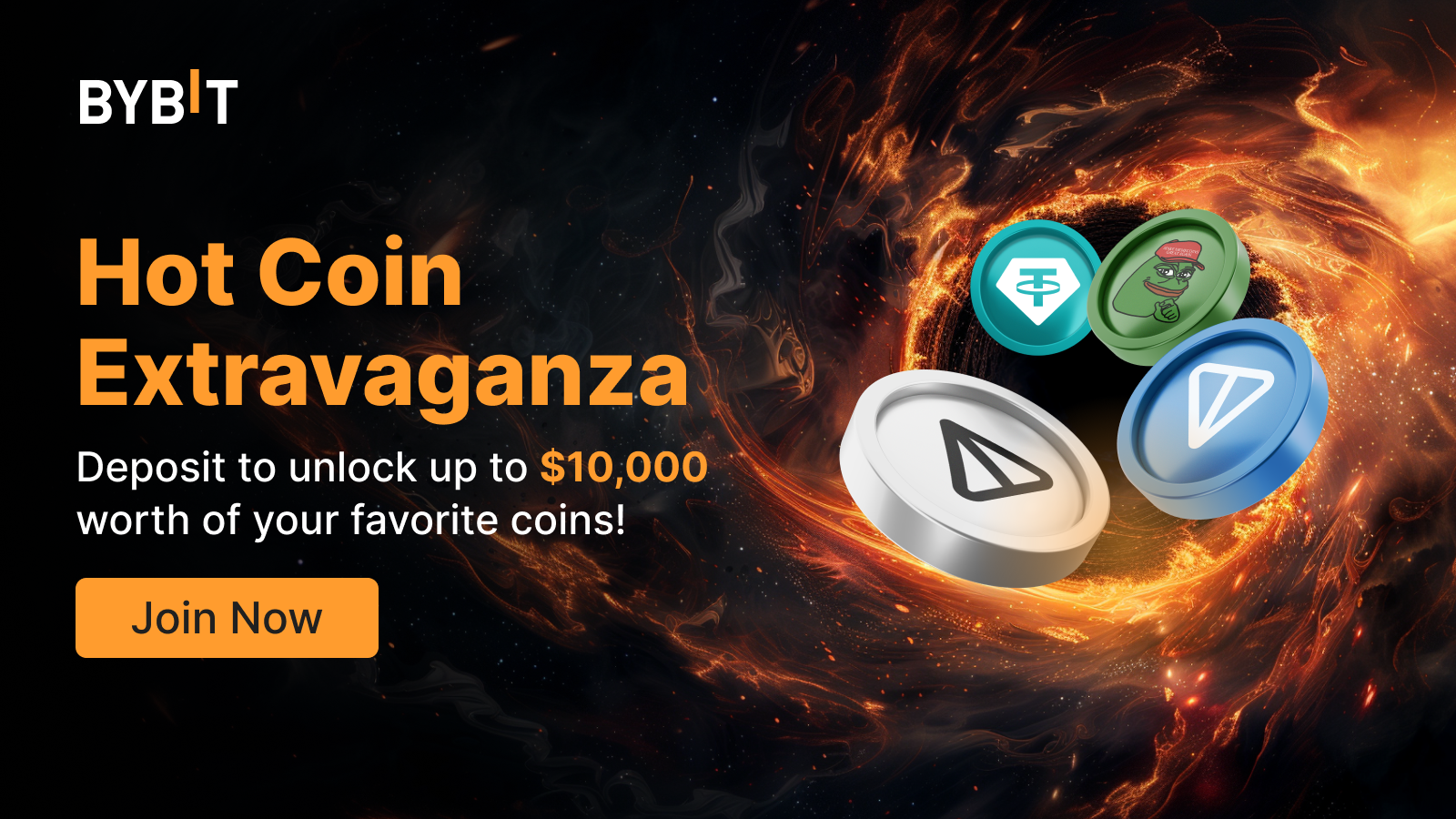 Bybit Announcement | Hot Coin Extravaganza: Deposit to Unlock Up to ...
