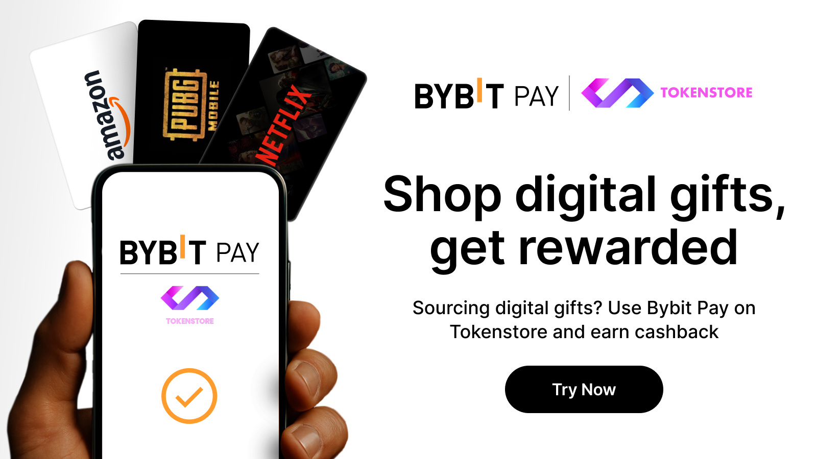 Bybit Announcement | [Bybit Pay x Tokenstore] Flash Cashback: Up to 50% on your first purchase