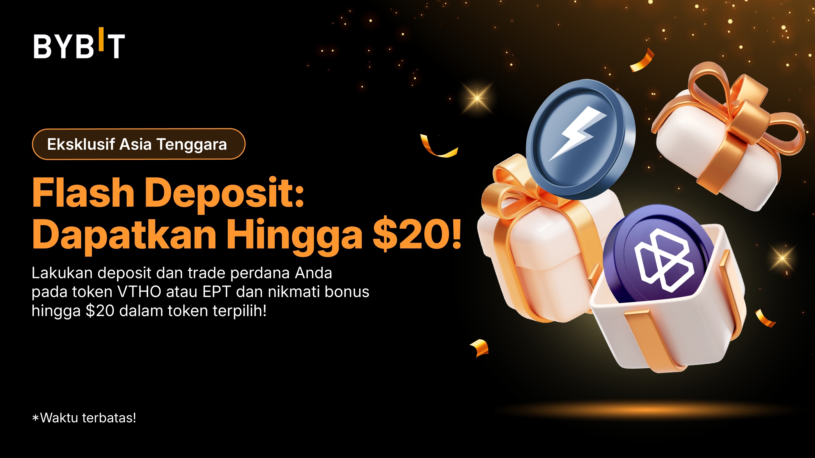 Bybit Announcement | [Eksklusif Asia Tenggara] Flash Deposit: Gandakan ...
