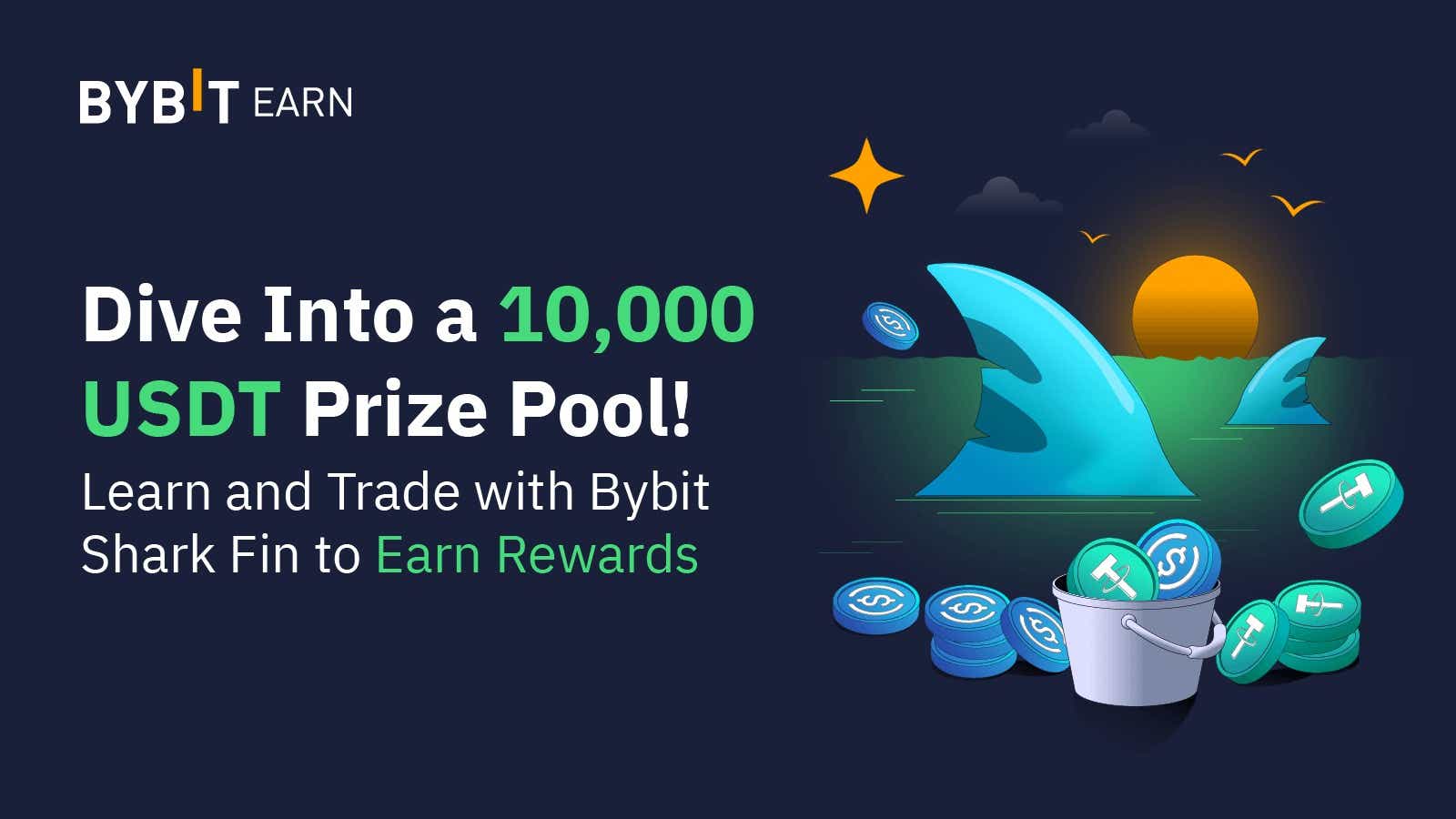 Bybit Announcement | Swim Ahead With Bybit Shark Fin and Grab a Share ...