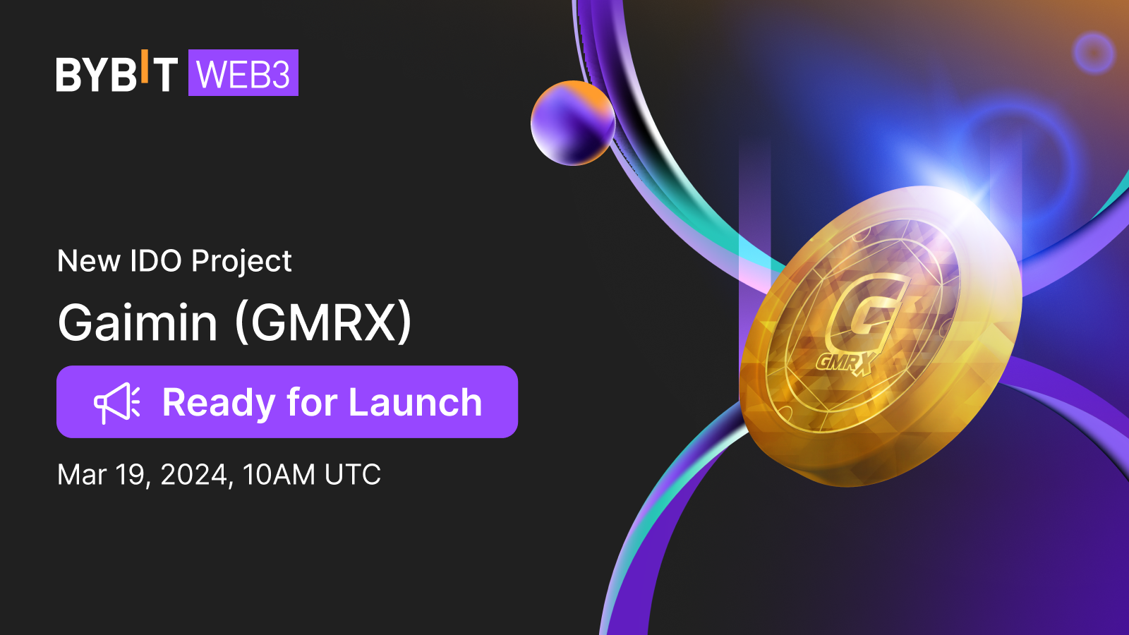 Bybit Announcement | Now Live: Gaimin (GMRX) on Bybit Web3 IDO