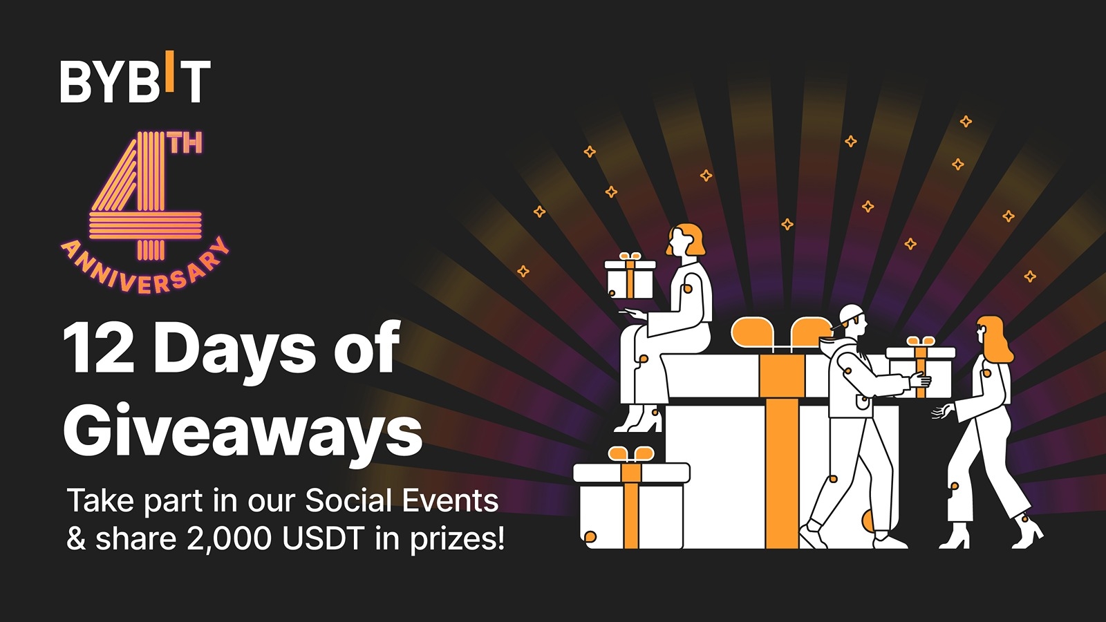 Bybit Announcement | 12 Days of #BybitGe4rUp Giveaways: 2,000 USDT and ...