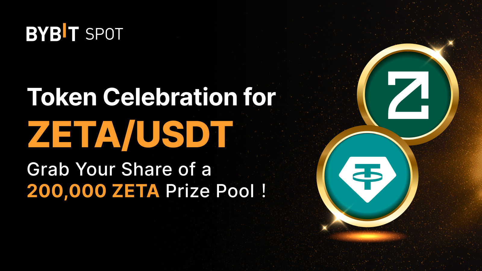Bybit Announcement | ZETA Token Splash: Trade to win your share of the 200,000 ZETA prize pool!