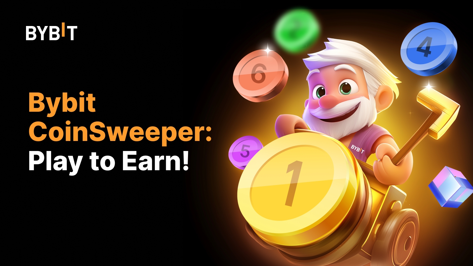 Bybit Announcement | Bybit Coinsweeper Event: Play and Earn Crypto!