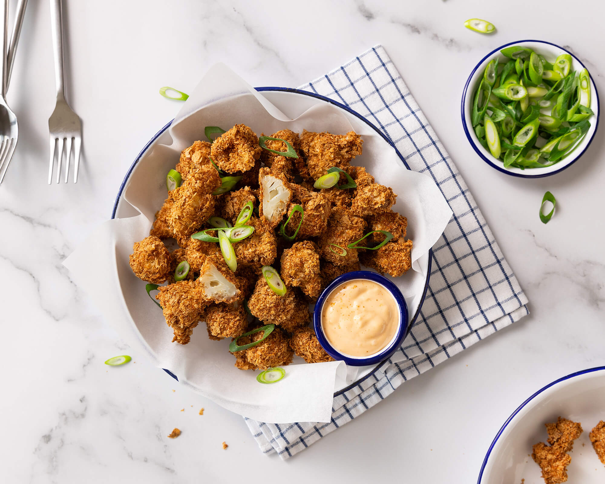 Crispy Popcorn Cauliflower Bites - So Good Australia