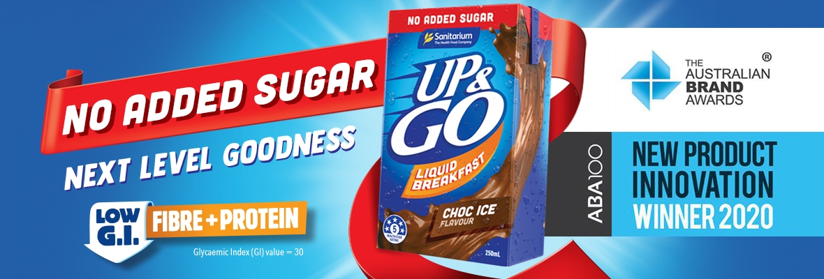 Sanitarium™ UP&GO™ No Added Sugar Wins New Product Innovation Award ...