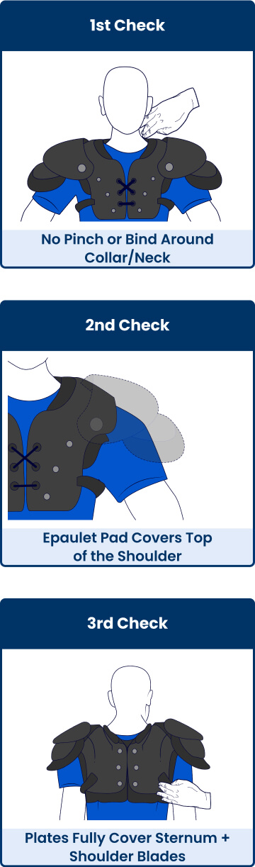 Football Shoulder Pads Sizing Guide and More | Academy