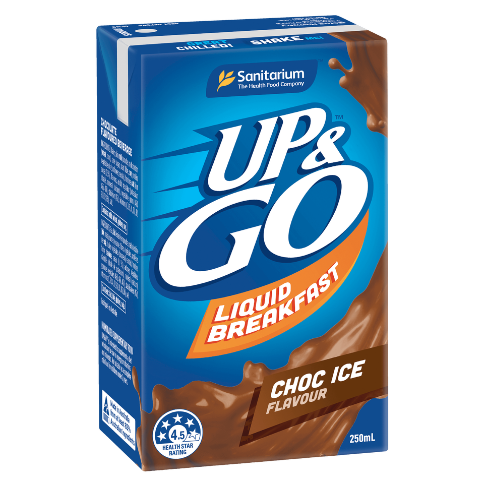 UP&GO Liquid Breakfast Choc Ice 3 x 250mL - UP&GO