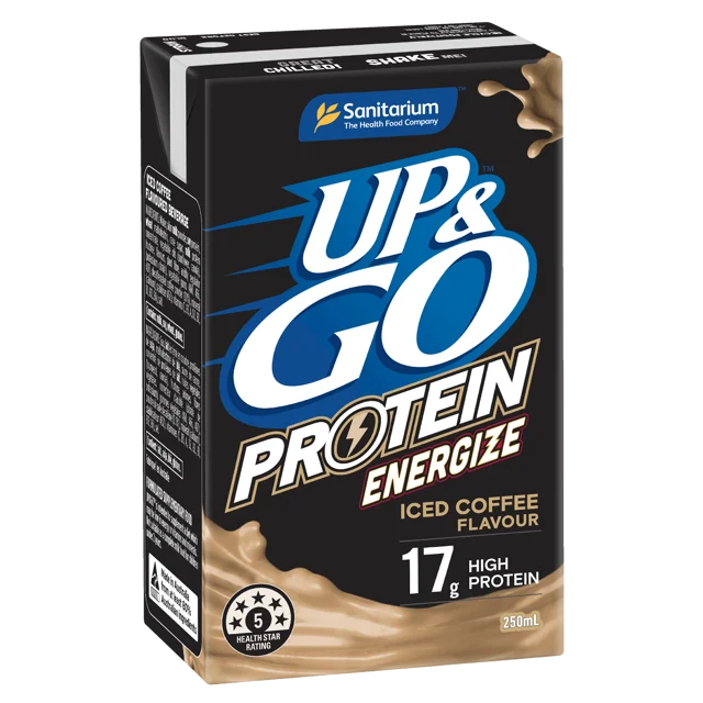 UP&GO Protein Energize Iced Coffee 3 x 250mL Protein - UP&GO
