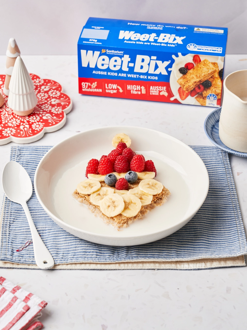 Berry Banana “Santa” Weet-Bix Bowl - Weet-Bix