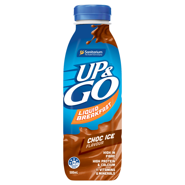 UP&GO Liquid Breakfast Choc Ice 500mL - UP&GO
