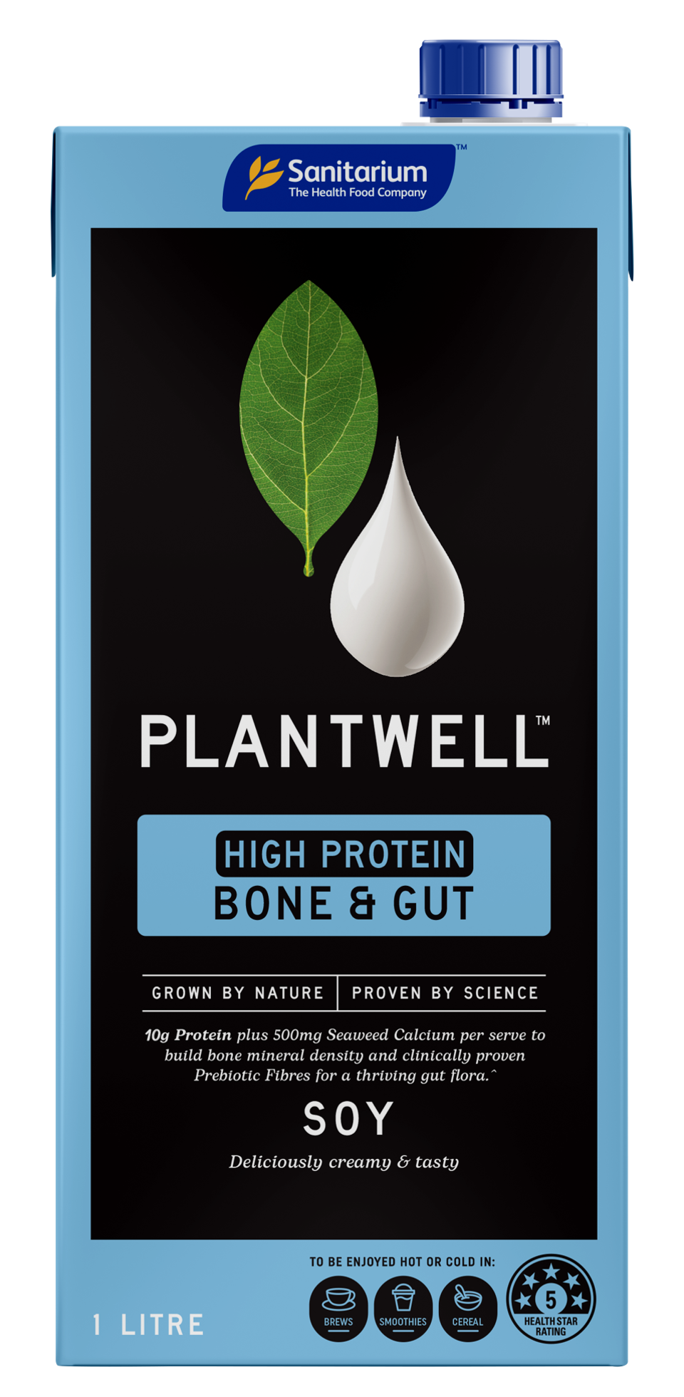 Soy Milk | High Protein Bone and Gut - Plantwell