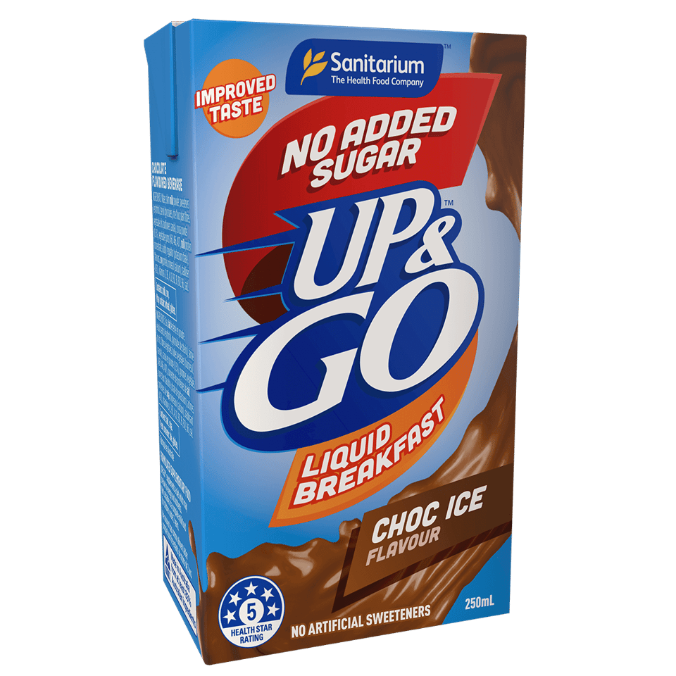 UP&GO No Added Sugar Choc Ice - UP&GO