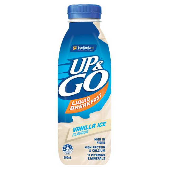 UP&GO Liquid Breakfast Vanilla Ice 500mL - UP&GO