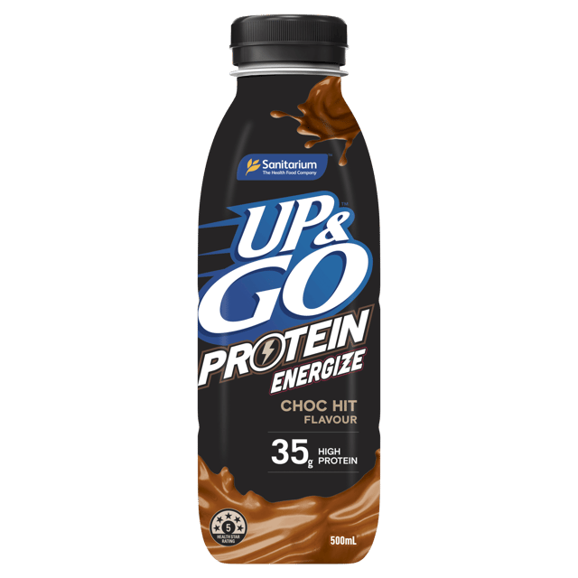 UP&GO Protein Energize Choc Hit 500mL - UP&GO