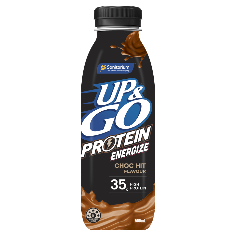 UP&GO Protein Energize Choc Hit 500mL - UP&GO
