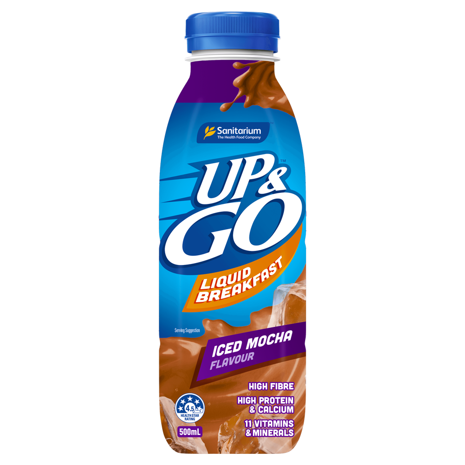 Convenient and nutritious liquid breakfast - UP&GO