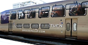 Thoroughbred Wrapped Train Traveling Across Metrolink System to Promote ...