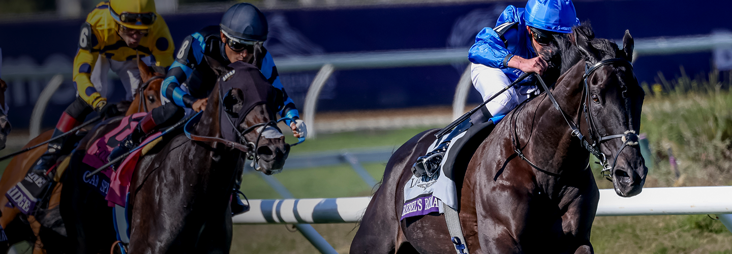 REBEL’S ROMANCE HOLDS ON FOR SECOND LONGINES BREEDERS’ CUP TURF VICTORY