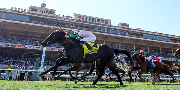 STARLUST SURPRISES IN PREVAGEN BREEDERS’ CUP TURF SPRINT