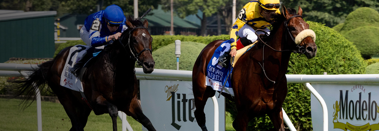 Far Bridge Defeats Godolphin Pair in Sword Dancer Upset
