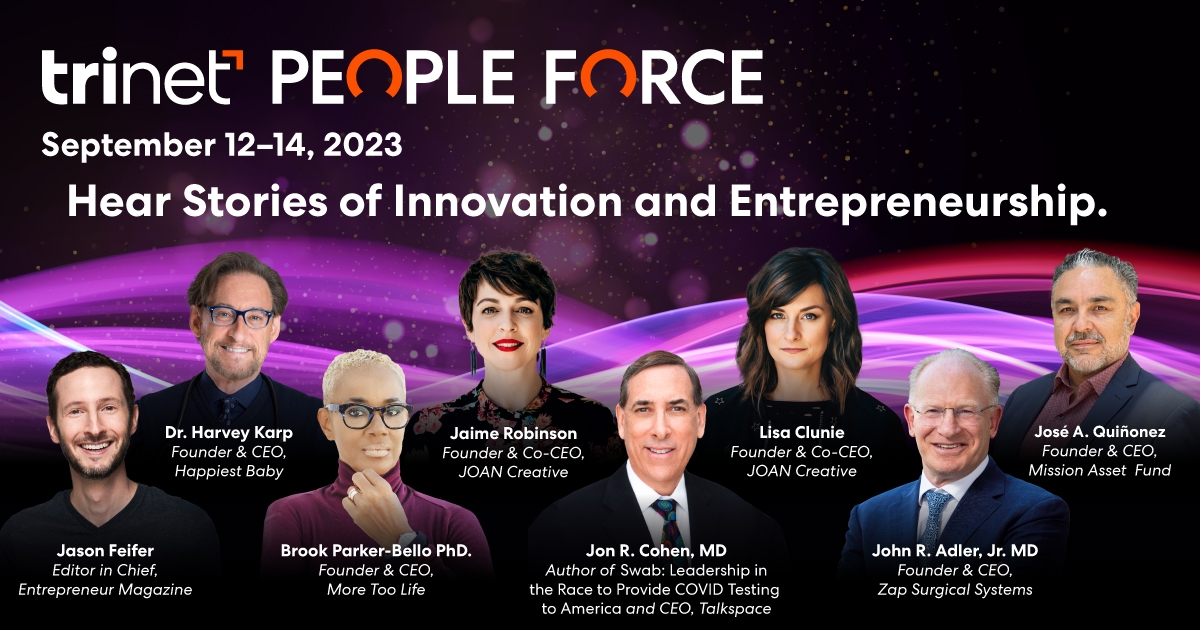 TriNet Announces Additional Speakers for TriNet PeopleForce 2023 ...