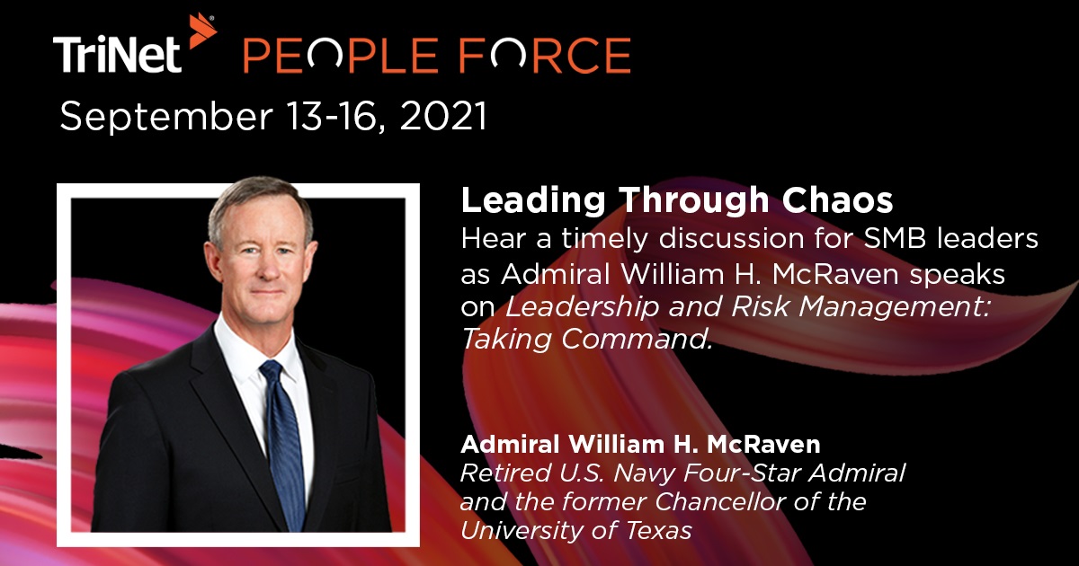 Admiral William H. McRaven Joins TriNet PeopleForce Roster