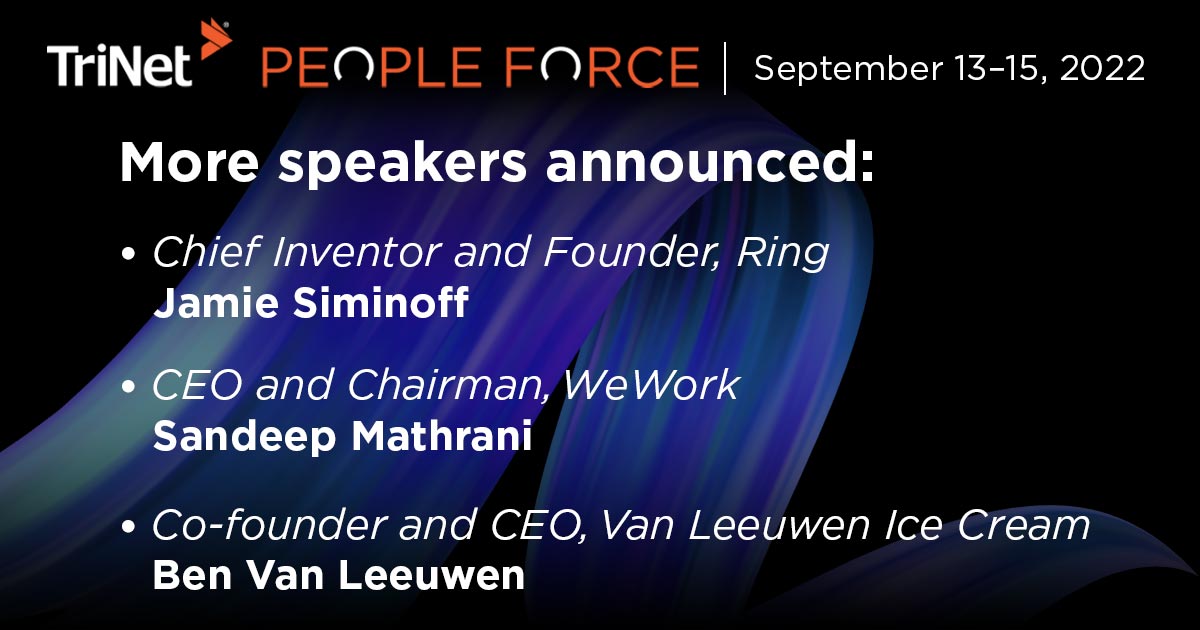 TriNet Adds Ring Chief Inventor and Founder Jamie Siminoff, WeWork CEO ...