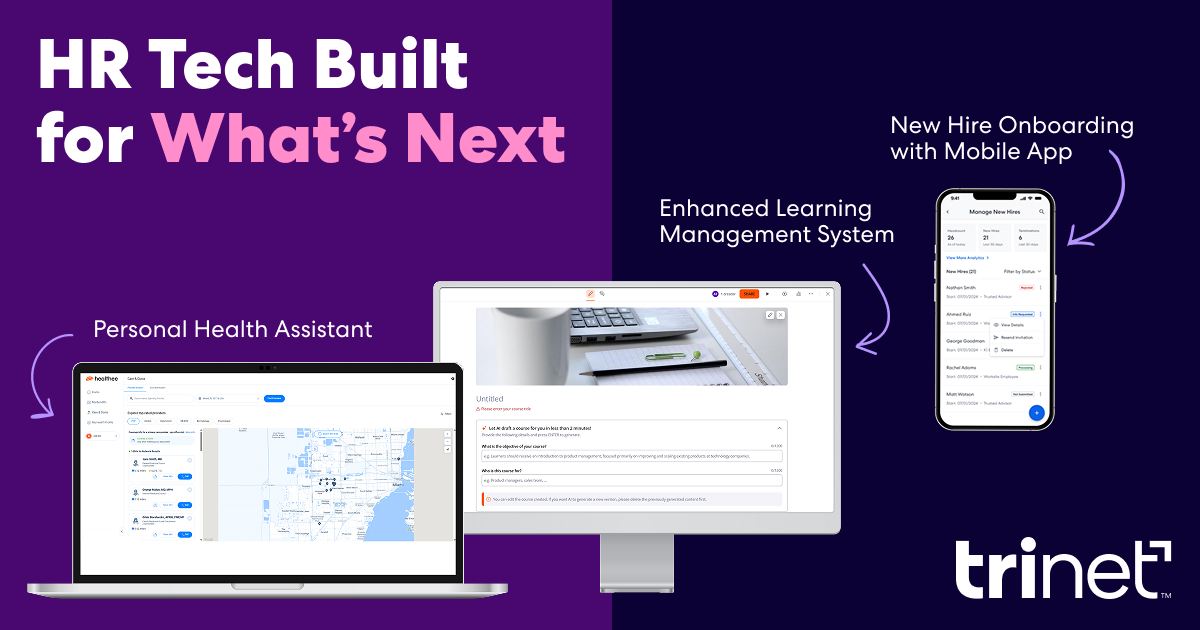 TriNet Launches Innovative HR Product Solutions to Help SMBs Navigate ...