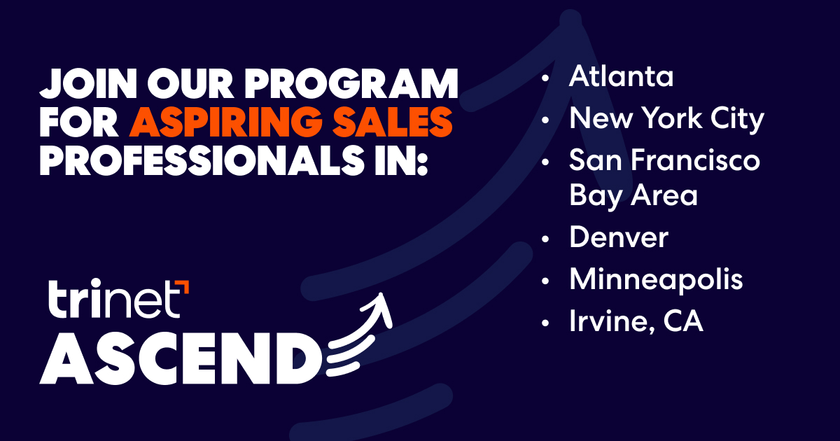 TriNet Accelerates Next Generation of Sales Talent Development through ...