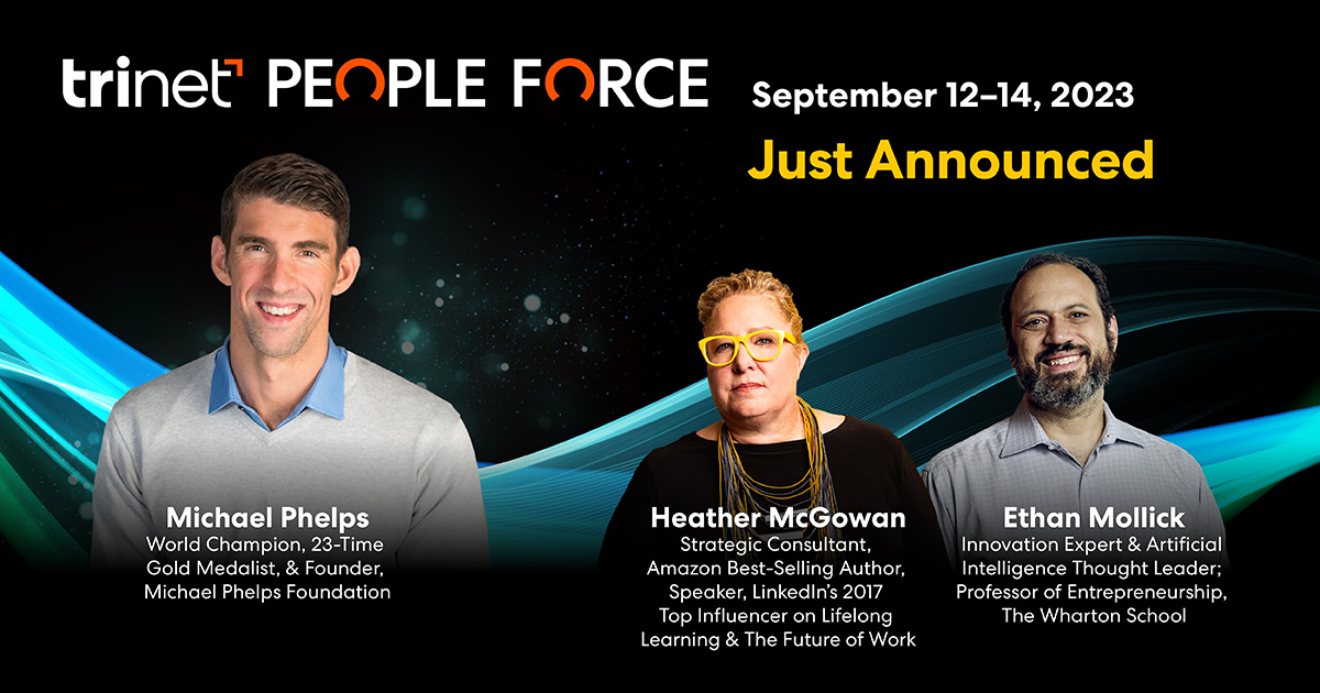 TriNet Unveils First Wave of Speakers for TriNet PeopleForce 2023 ...