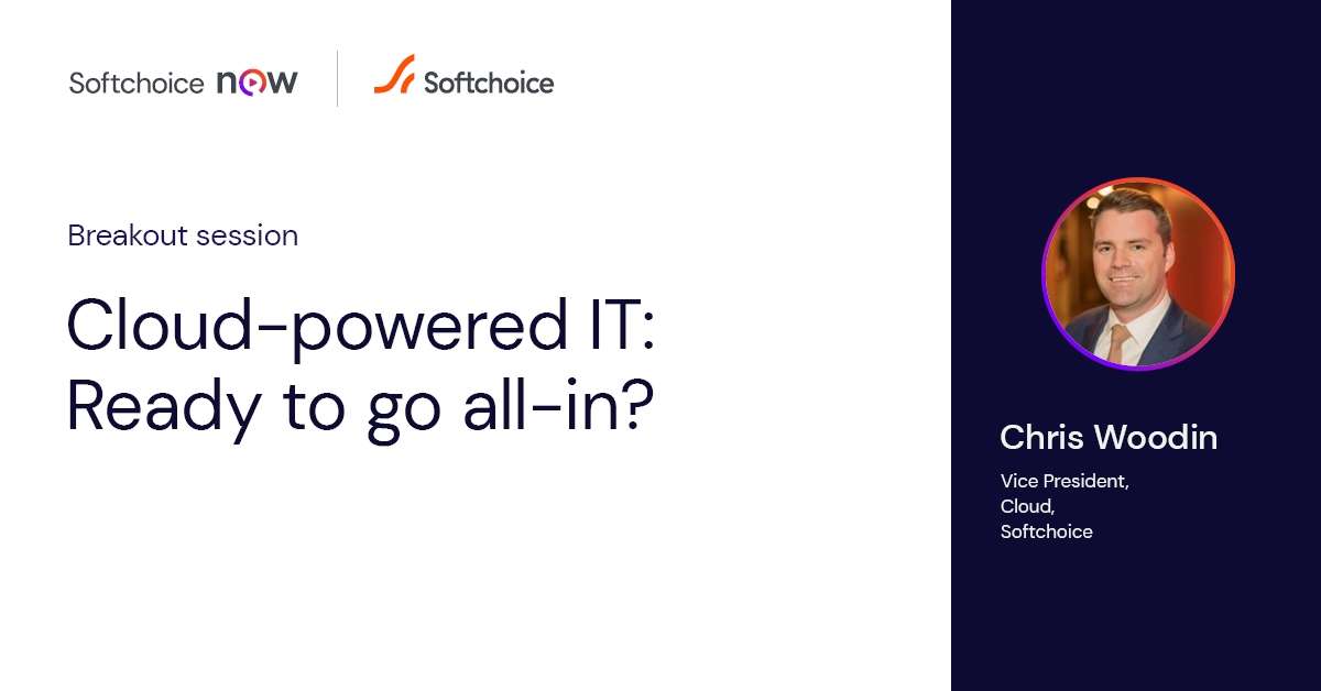 Unlock innovation faster with Softchoice and VMware Cloud on AWS | Softchoice