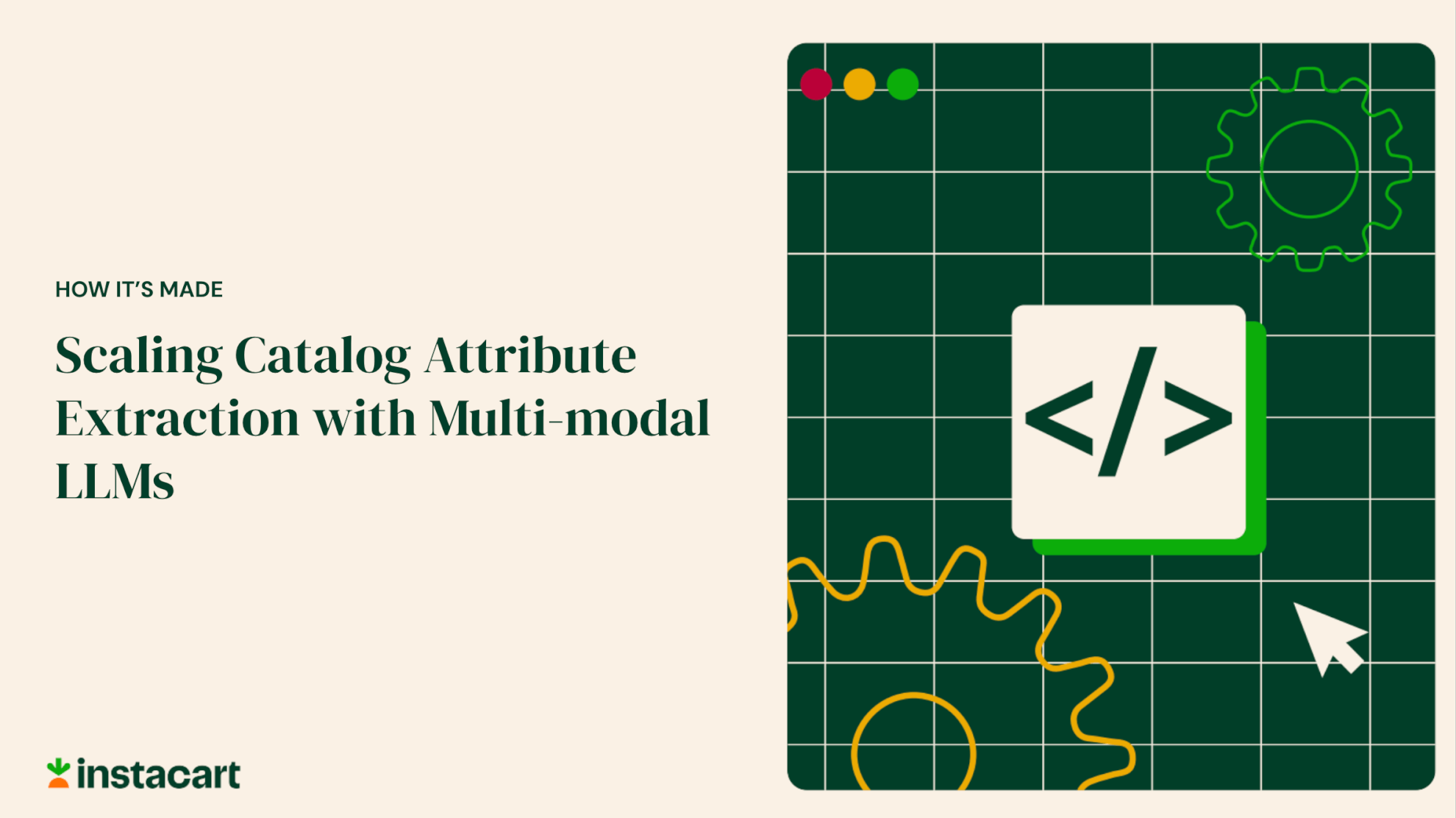 Scaling Catalog Attribute Extraction with Multi-modal LLMs | Instacart