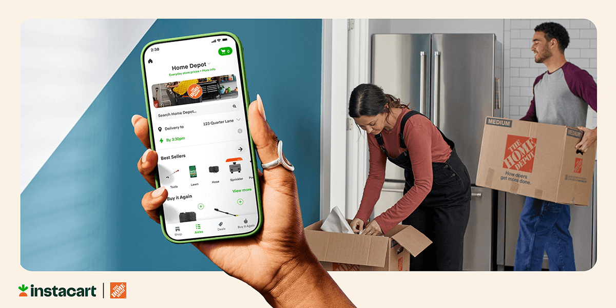 The Home Depot and Instacart Announce Nationwide Partnership to Offer ...