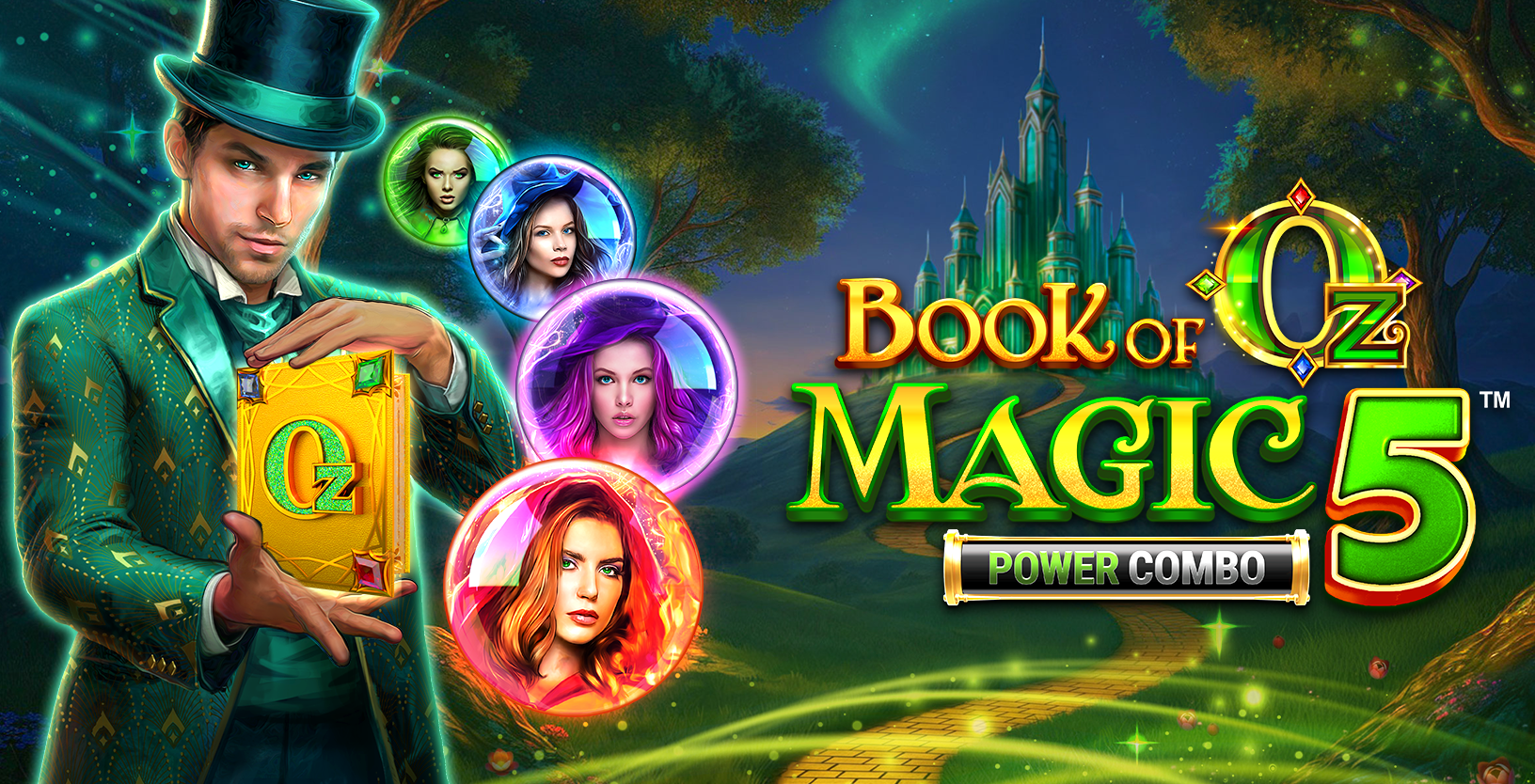Caesars Palace Online Casino - Book of Oz Magic 5 Power Combo