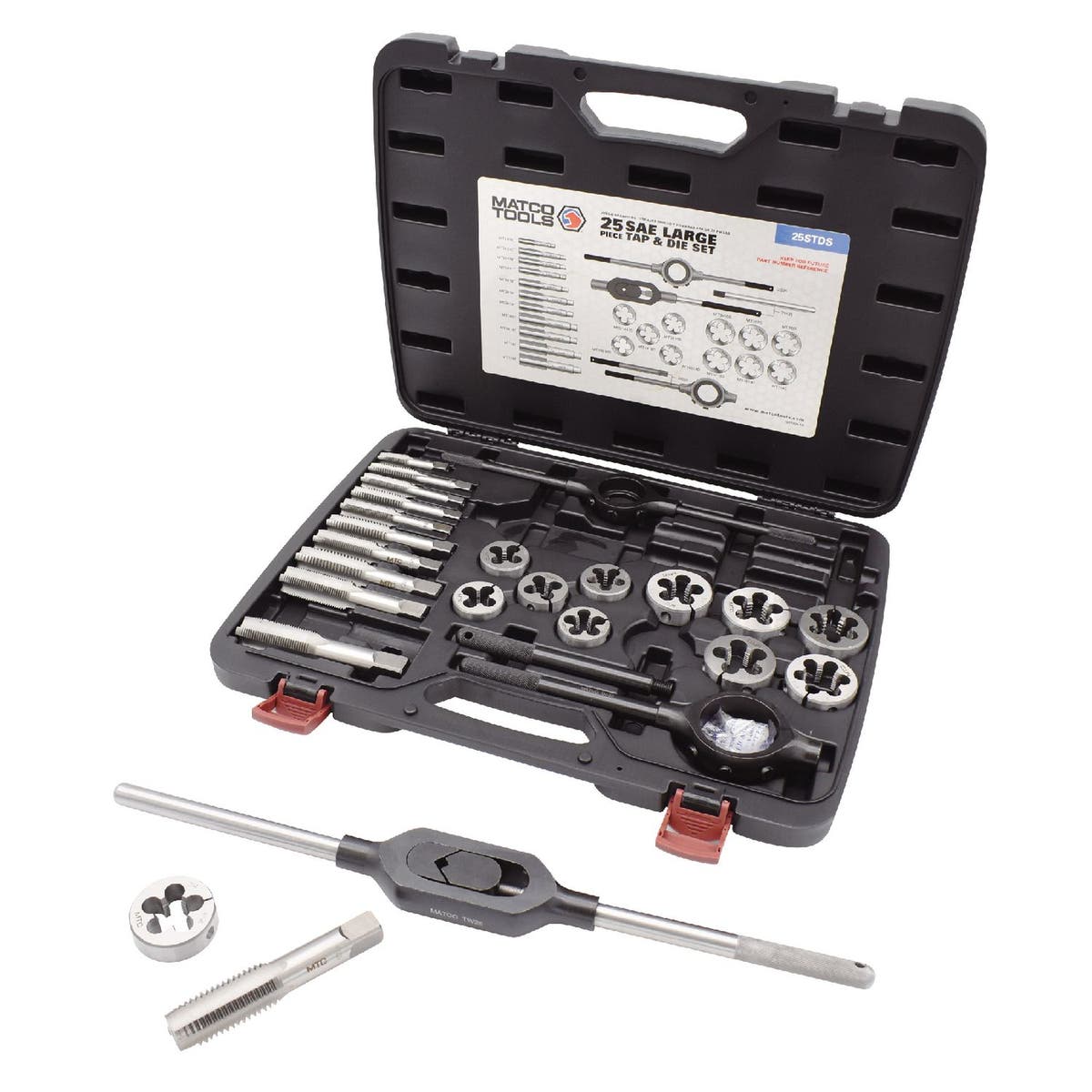 25 PIECE SAE LARGE TAP AND DIE SET 25STDS | Matco Tools