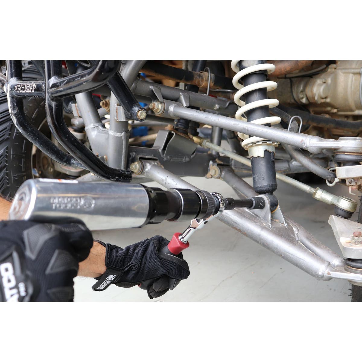 4 PIECE 3/8" DRIVE MANUAL AND PNEUMATIC IMPACT FASTENER REMOVAL SET ...