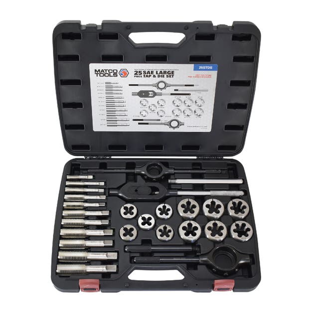 25 PIECE SAE LARGE TAP AND DIE SET 25STDS | Matco Tools