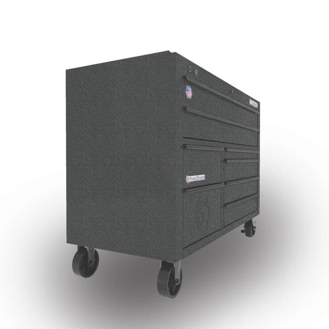 55" x 25" DOUBLE-BAY 2s SERIES TOOLBOX (SILVER VEIN/BLACK) 2225TB-SSB ...