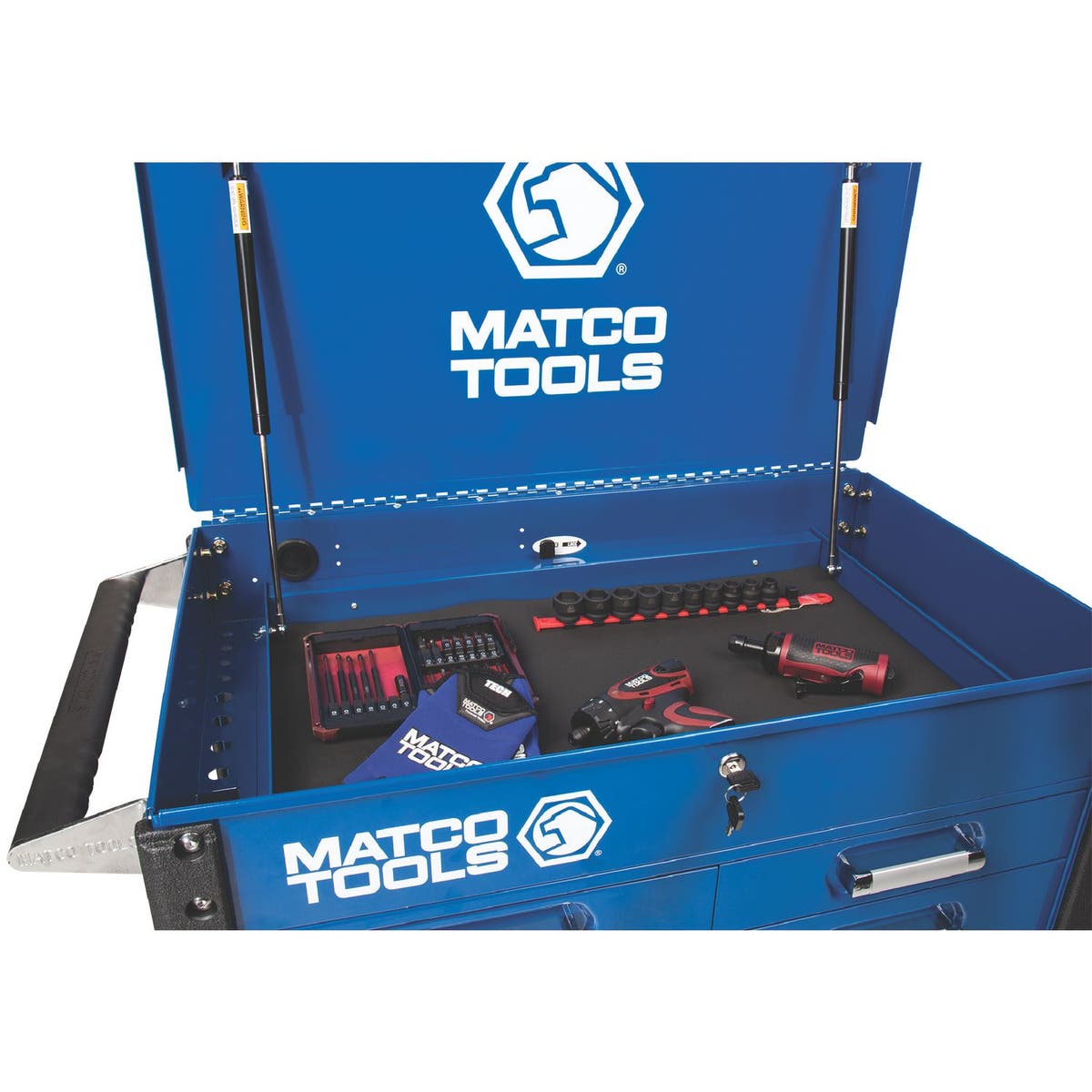 4-DRAWER HEAVY-DUTY SERVICE CART BLUE MSC4BLQP | Matco Tools