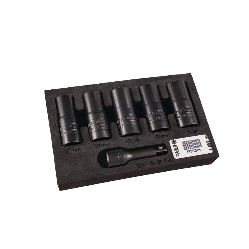 1/2" DRIVE 6 PIECE TWIST/FLIP SOCKET SET TFS5DBL | Matco Tools