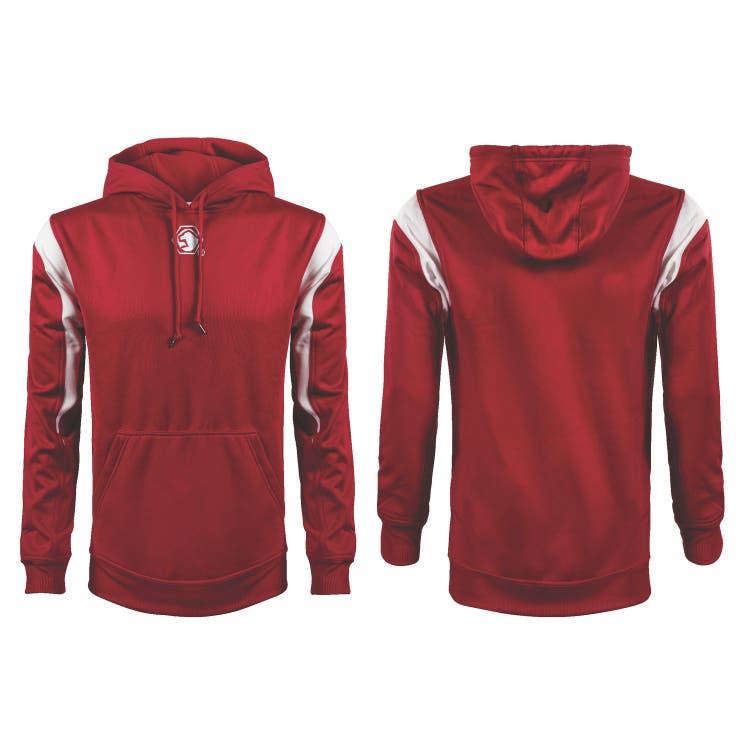 RED COLOR PANEL HOODIE - L PDMS133L | Matco Tools