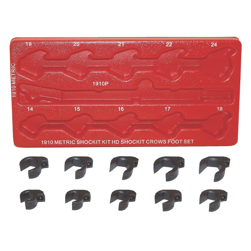 10 PIECE METRIC SHOCKIT CROWS FOOT LT1910 | Matco Tools