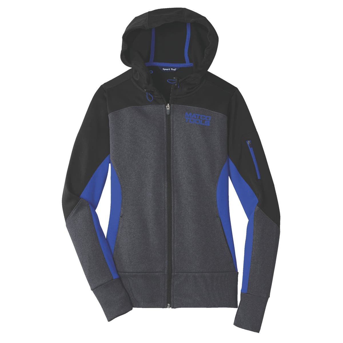 LADIES BLACK/ROYAL FLEECE JACKET - 2XL PDLS89XXL | Matco Tools