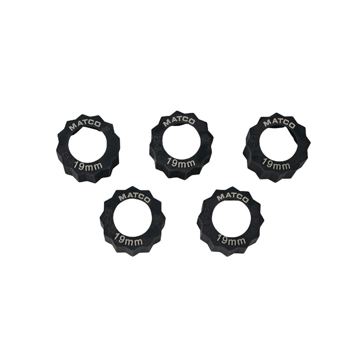 12 PIECE HEX GRIP EXTRACTOR RINGS HGEXR12 | Matco Tools