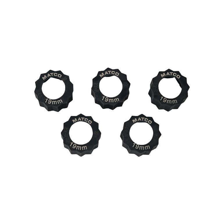 12 PIECE HEX GRIP EXTRACTOR RINGS HGEXR12 | Matco Tools