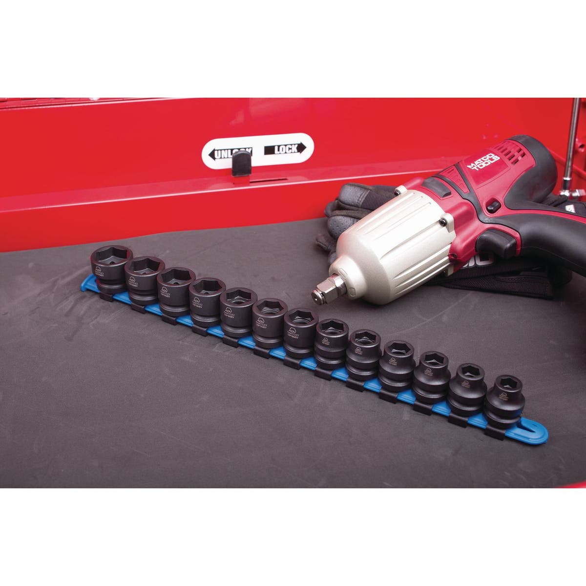 1/2" DRIVE 13 PIECE METRIC 6 POINT STUBBY ADV IMPACT SET SCSPM136V ...