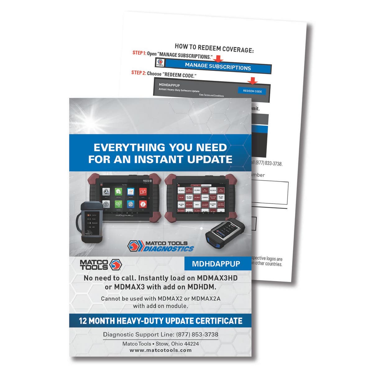 SOFTWARE UPDATE FOR MDHDM LINKED TO MDMAX3 & MDMAX3HD MDHDAPPUP | Matco ...